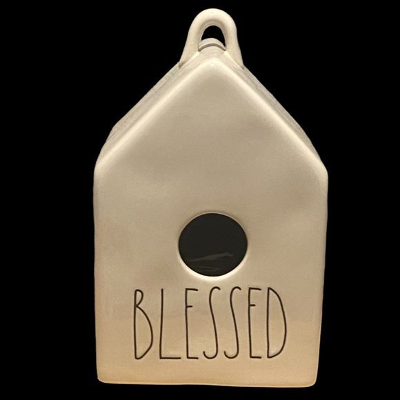 Rae Dunn | Accents | Rae Dunn Ceramic Birdhouse Blessed | Poshmark